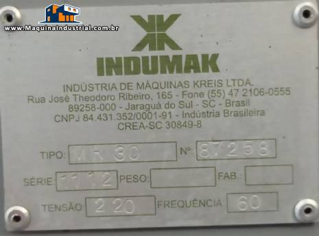 Enfardadeira de embalagens Indumak - Máquina Industrial - Maquinários ...